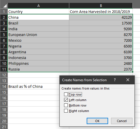 Excel: Use Names To Make Your Formulas Easier To Read - flex your data