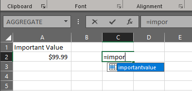 Excel: Use Names To Make Your Formulas Easier To Read - flex your data