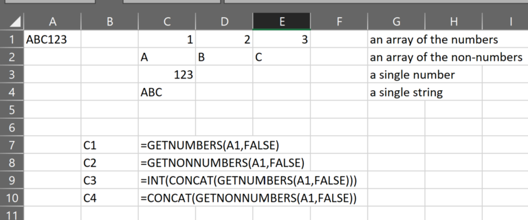 Split A String Into An Array Of Characters In Excel