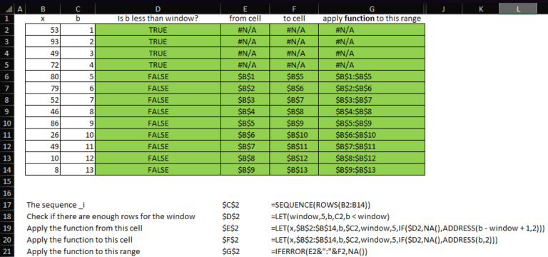 Excel LAMBDA: simplified rolling aggregate of any function - flex your data