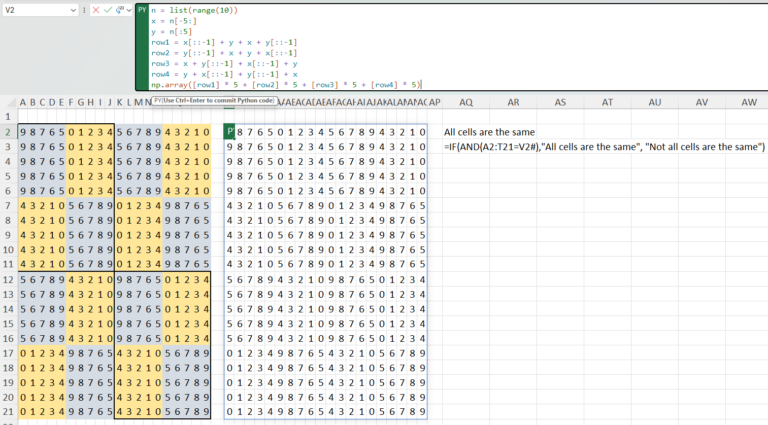 Exploring NumPy operations with a Python in Excel challenge - flex your data